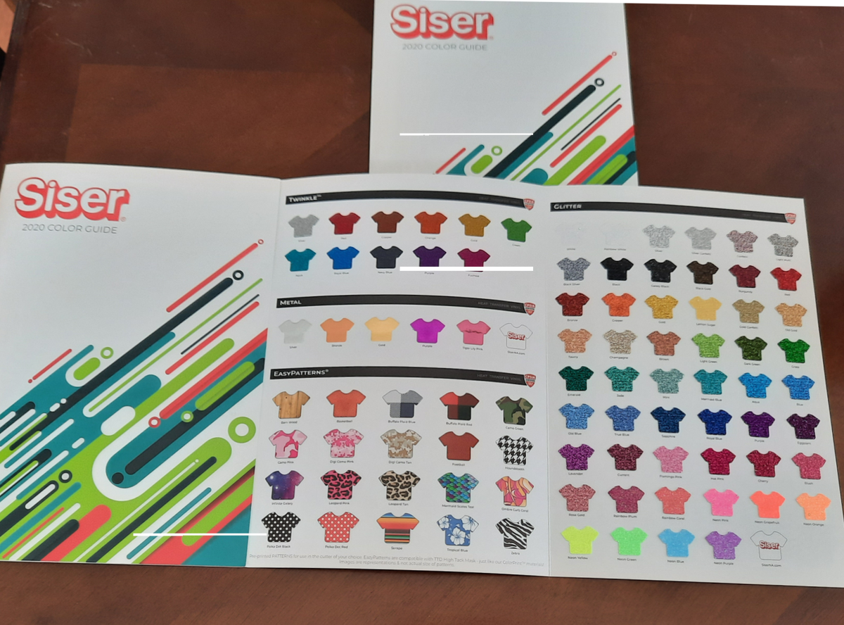 Siser Color Guide Cards – Beyond Craft Vinyl