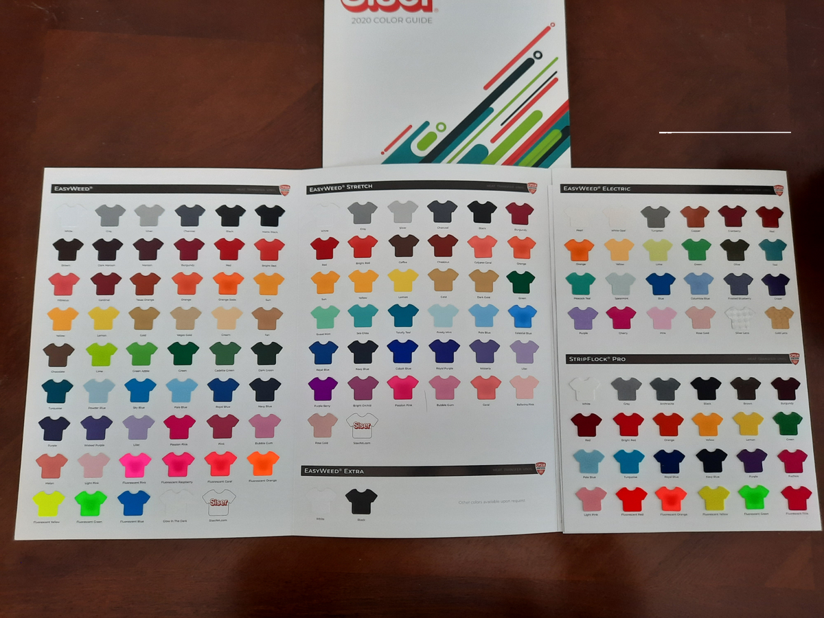 Siser Color Guide Cards – Beyond Craft Vinyl